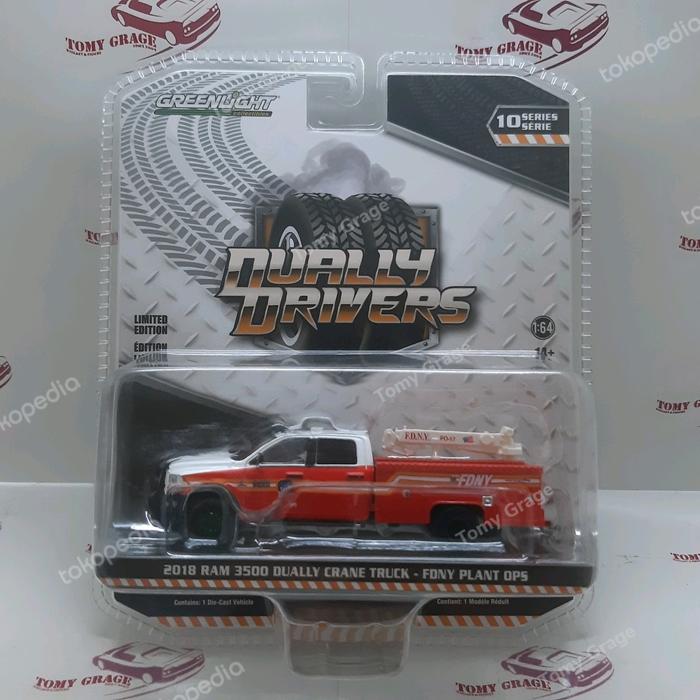 Jual Greenlight Dually Drivers 2018 Ram 3500 Dually - FDNY GREEN ...