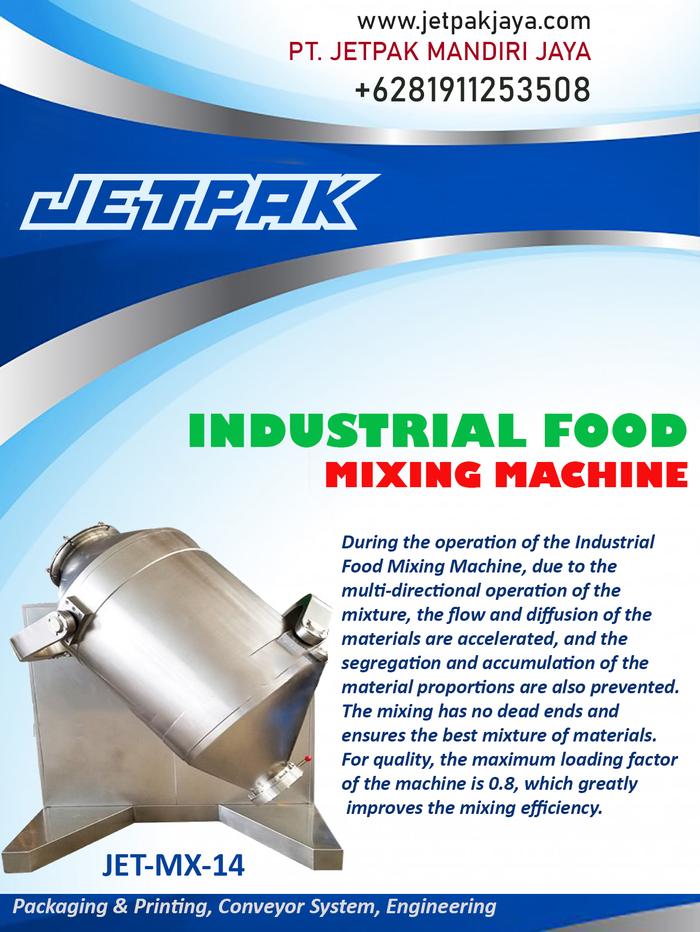 Jual INDUSTRIAL FOOD MIXING MACHINE - Mesin Mixer - Kota Tangerang ...