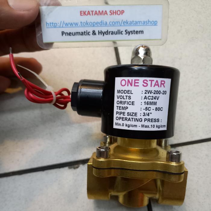 Jual Solenoid Valve 2WAY UW-20 / 2W-200-20 AC24V - Jakarta Barat ...