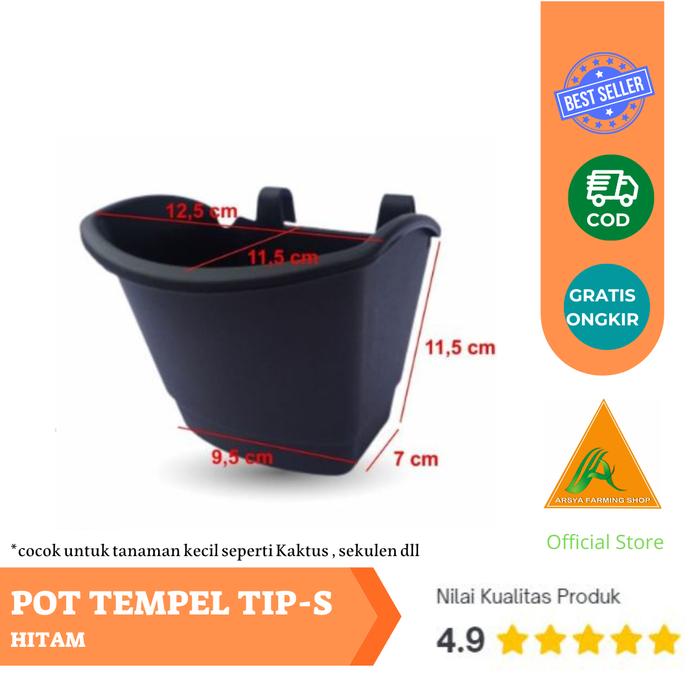 Jual Pot Gantung Tempel Dinding Vertikal Garden Mini Kotak TIP - S ...