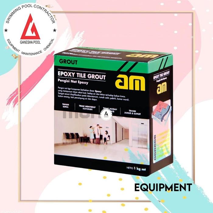 Jual AM 55 Semen Nat Kolam Renang Epoxy Warna CHINA BLUE Anti Bocor ...