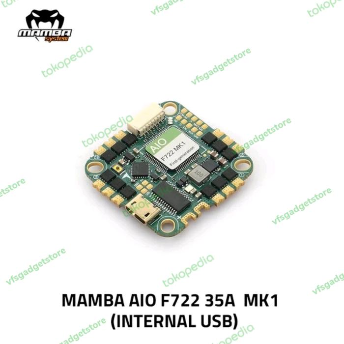 Jual Diatone Mamba AIO F722 MK 1 35A 6S 8 bit Flight Controller - Kab ...