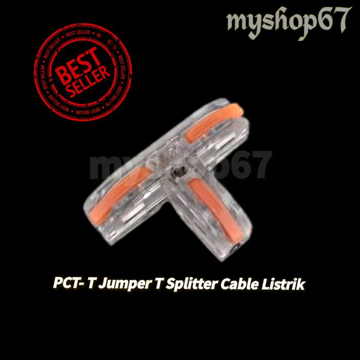 Jual Konektor Kabel Jumper T Splitter Cable Connector T Wire Connector ...