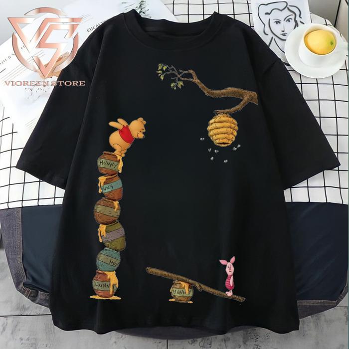 Jual BAJU WANITA KAOS KATUN PREMIUM WINNIE THE POOH S-M-L-XL-XXL-3XL ...