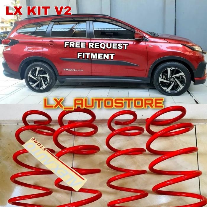 Jual LOWERING KIT ALL NEW TERIOS RUSH OLD PER CUSTOM LX KIT V2 - Kab ...