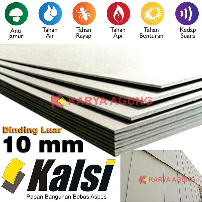 Jual KALSIboard Clad 10 mm Papan Dinding Luar Kalsi Board 10mm 1200 x ...