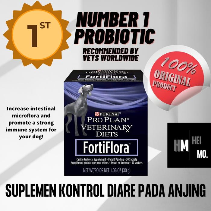Jual PURINA PROPLAN FORTIFLORA PROBIOTICS ANJING KUCING PROBIOTIK ...