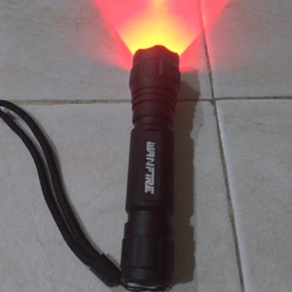 Jual Senter Hunting Berburu Cahaya Merah Senter Tactical Body Almunium ...