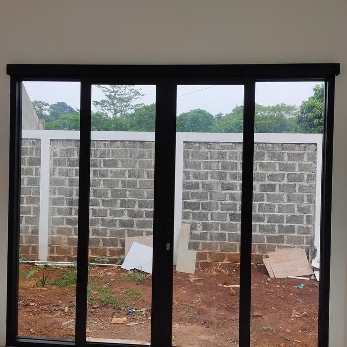 Jual pintu sliding kaca double ibu Diah - Kota Depok - PUTRA MANDIRI ...