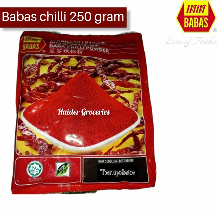 Jual babas chilli powder 250 gr - Jakarta Timur - HaidersGroceries ...