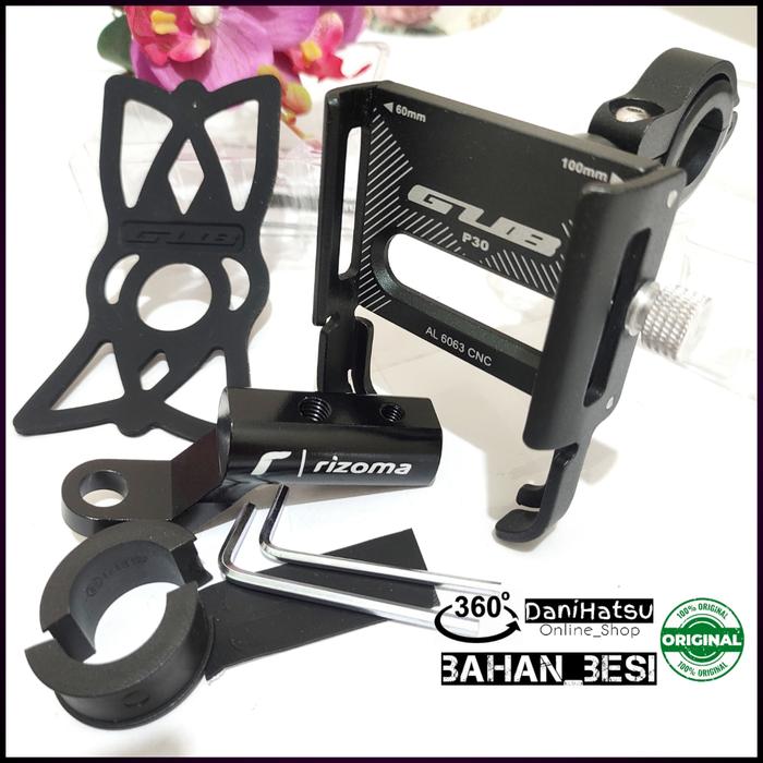 Jual Phone Holder Hp Motor Besi Nmax Vario Beat Adv Pcx Gub P30 Waterproof - Hitam Di Seller ...