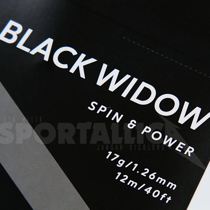 Jual Senar Tenis / Tennis String Dunlop Black Widow Spin & Power - 17g ...