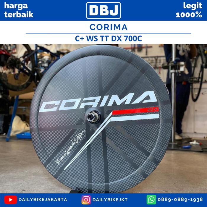 Jual WHEELSET TUB CORIMA DISCWHEEL C+ WS TT DX 700C CERAMIC REAR ONLY ...