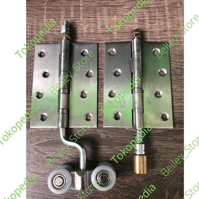 Jual Engsel roda pintu lipat atas dan bawah 1 set complite - Kota ...