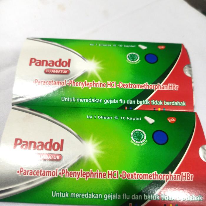 Jual Tablet Obat Batuk Pilek Panadol Hijau isi 10 tab - Kab. Bekasi ...