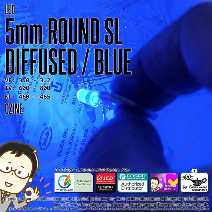 Jual LED 5MM ROUND DIFFUSED / BLUE - SUSU / BIRU - Kota Cimahi ...