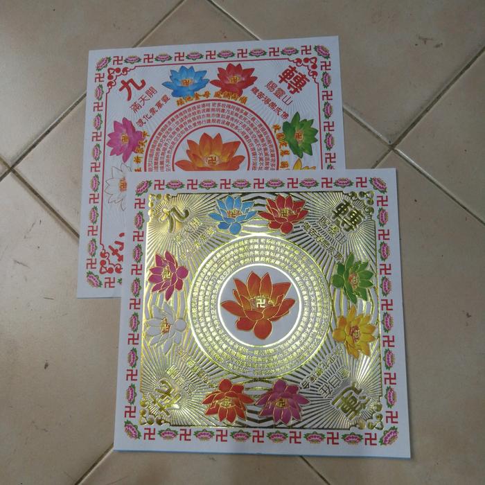 Jual kertas sembahyang 2 sisi putih mantra - 9 tertai putih - Jakarta ...