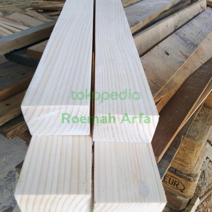 Jual Kayu Balok 2 Meter Berbagai Ukuran Jati Belanda Sudah Finishing ...
