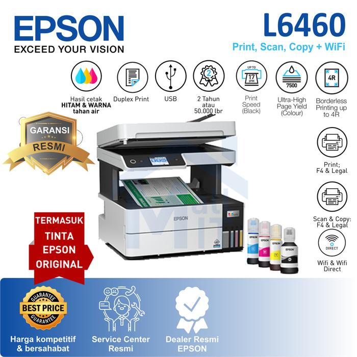 Jual Printer Epson L6460 L 6460 WiFi Duplex All-in-One Ink Tank with ...