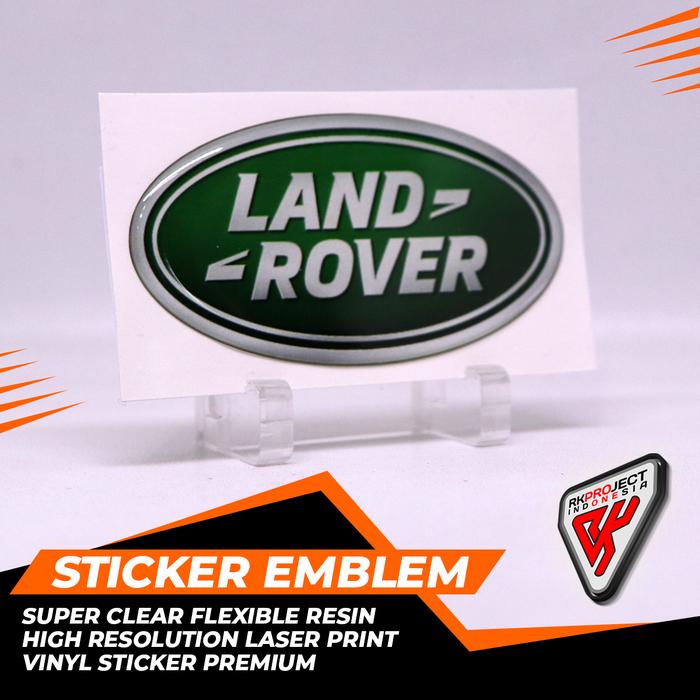 Jual STIKER TIMBUL EMBLEM STICKER RESIN LENTUR LAND ROVER - Kab ...