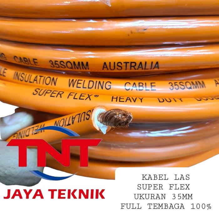 Jual KABEL LAS SUPERFLEX AUSTRALIA 35 MM FULL TEMBAGA / SUPER FLEX 35MM ...