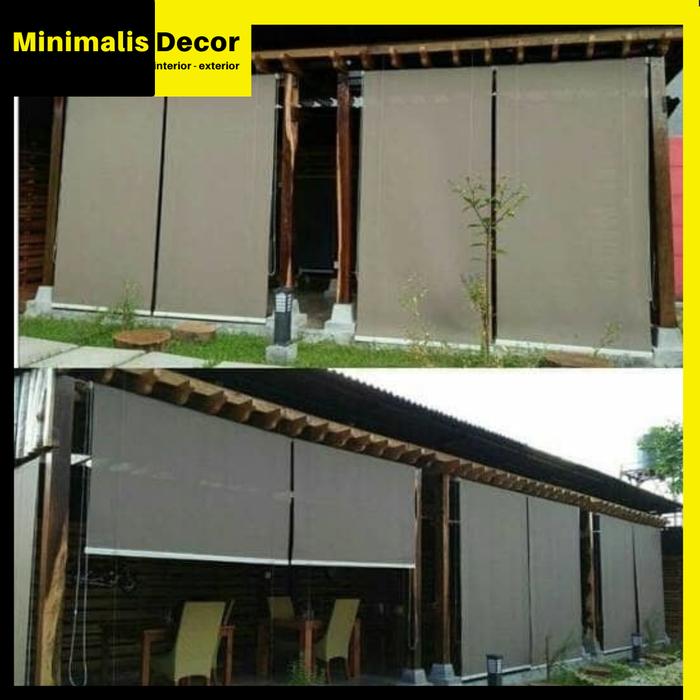Jual kerai suntex blind tirai outdoor harga murah anti air dan tampis ...
