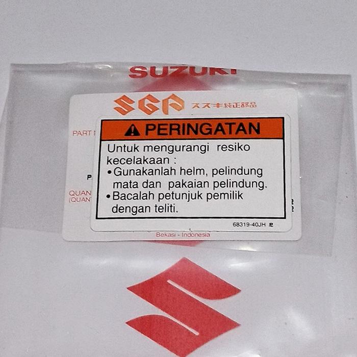 Jual STICKER PERINGATAN LABEL GENERAL WARNING SUZUKI - Kab. Bekasi ...