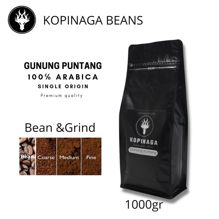 Jual Kopi Gunung Puntang Arabica bubuk dan biji 1KG/500GR/250GR - 1 kg ...