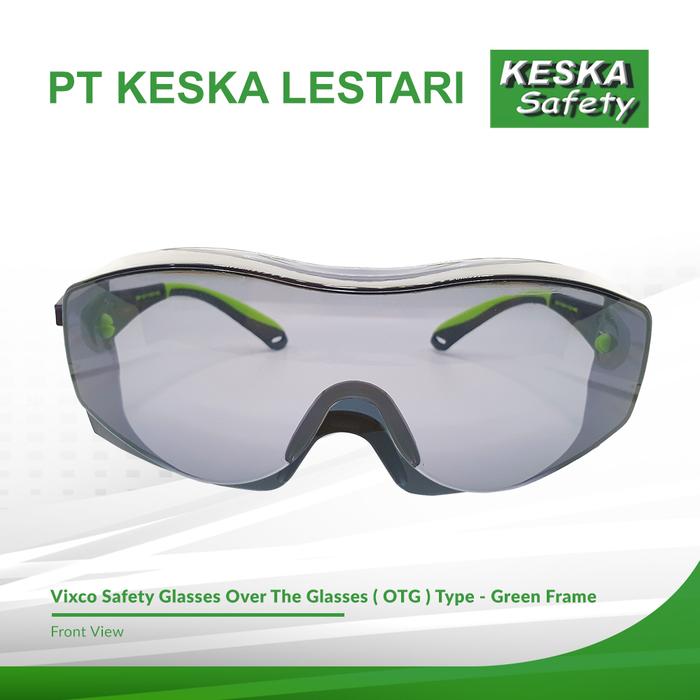 Jual Vixo Safety Glasses Over The Glasses ( OTG ) Type - Green Frame ...