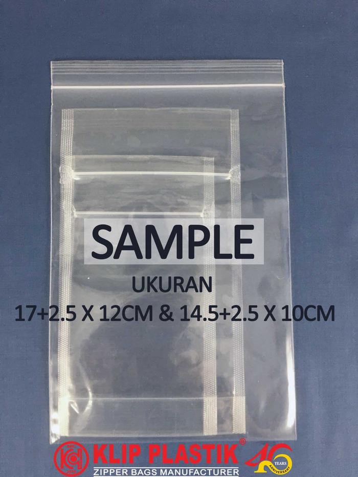 Jual Plastik Klip PP / Standing Pouch / Seal Lebar / 17+2.5 x 12 cm ...