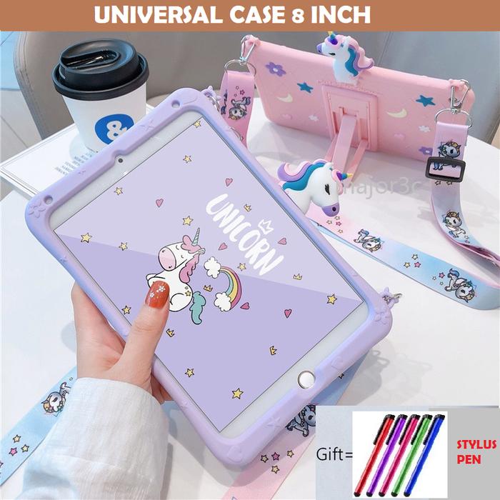 Jual ADVAN TAB BELAJAR ELITE 8 Unicorn Case Anak Kids Cover Casing ...