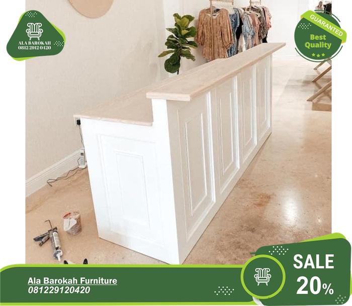 Jual meja resepsionis kantor meja pelayanan minimalis meja resepsionis ...