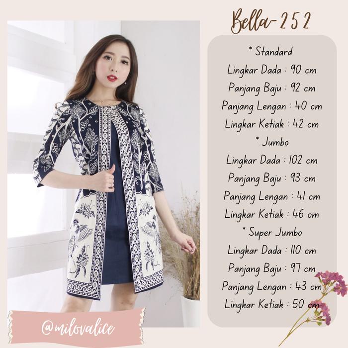 Promo Set Batik Modern / Baju Seragam Batik Couple Keluarga Kantor - HT navy - Bela-252, Super ...