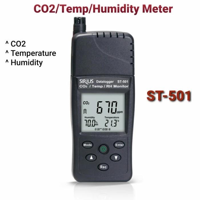 Jual CO2/Temperature/Humidity Meter ST-501 Tenmars CO2/Temp/Humid Meter ...
