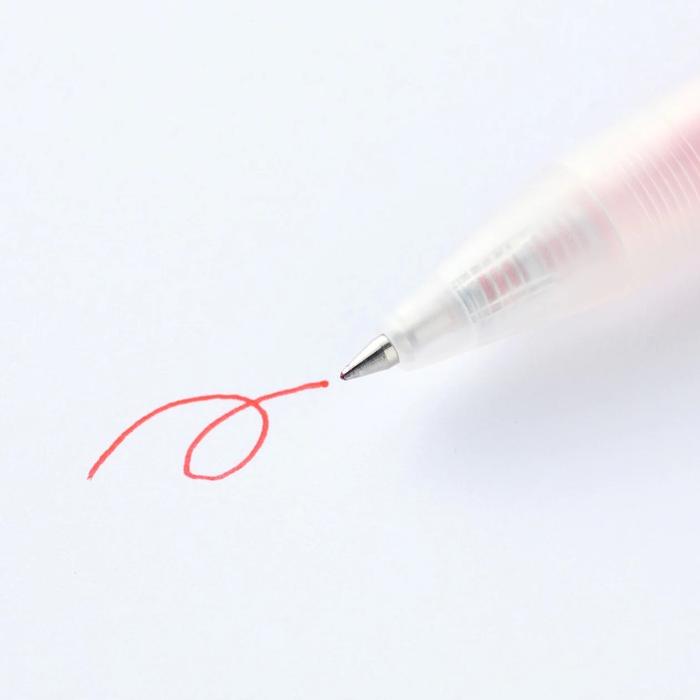Jual Muji Knock Type Gel Ink Pen 0.5mm Pulpen Original Muji - Asagi ...