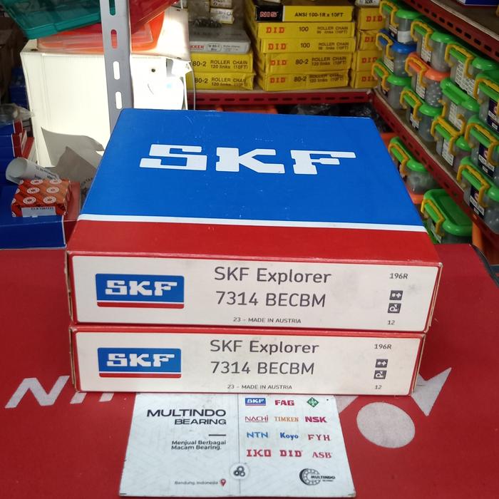 Jual Bearing Angular 7314 BECBM SKF ORIGINAL - Kota Bandung - MULTINDO ...