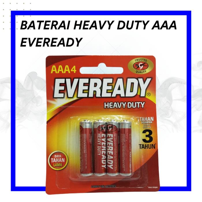 Jual Baterai Eveready Heavy Duty AAA isi 4 buah Blister Pack - Kota ...