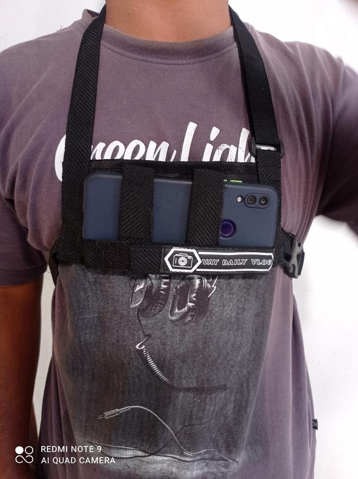 Jual Chest Strap Tali Dada Handphone & Mount Kamera Body Belt Holder HP ...