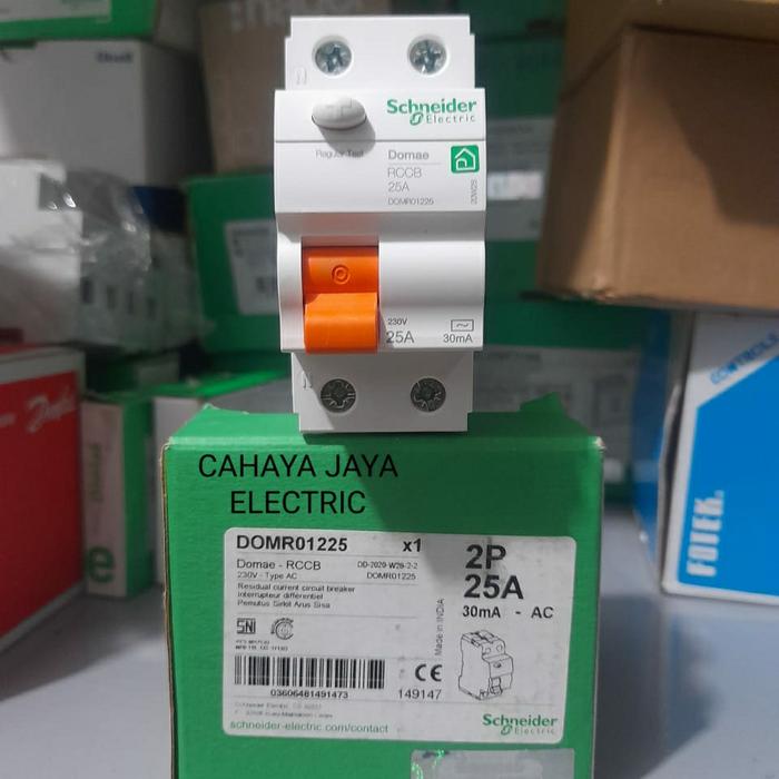 Jual RCCB ELCB Domae Schneider 2P 25A 30MA 300MA DOMR01225 DOMR02225 - 300MA - Jakarta Pusat ...