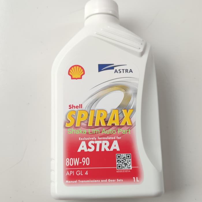Jual Oli Transmisi Gardan Oil SHELL SPIRAX ASTRA SAE 80W 90 API GL 4 1 ...