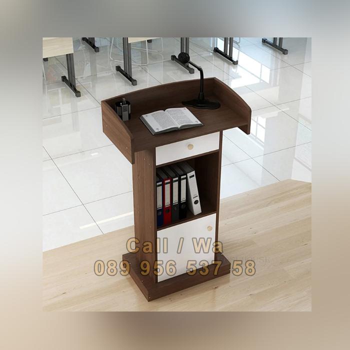 Jual Mimbar Podium Minimalis Modern Podium Desain Terbaru Harga Murah ...
