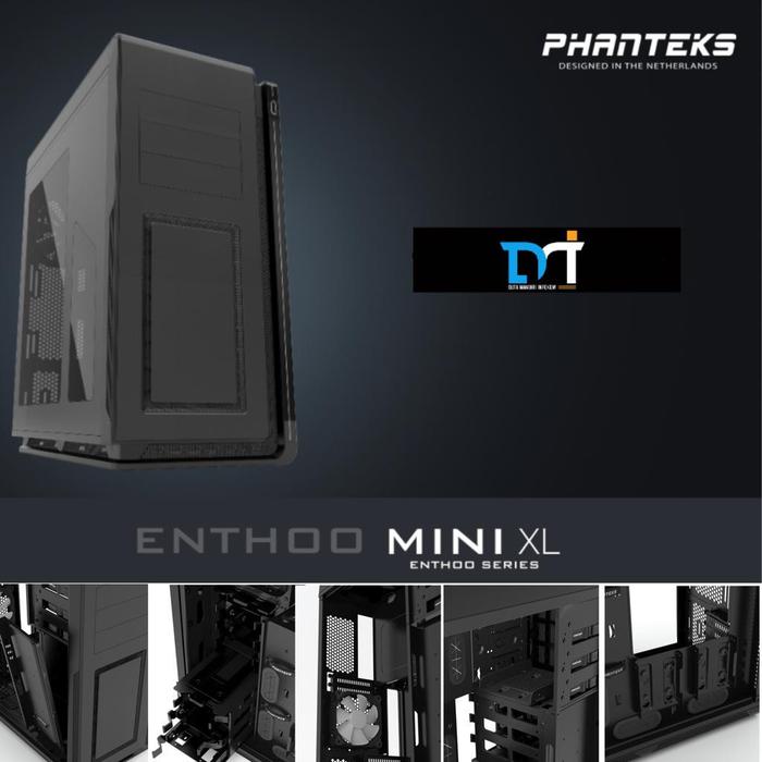 Jual Phanteks Enthoo Mini XL Black mATX - Window Side Tower Gaming Case ...