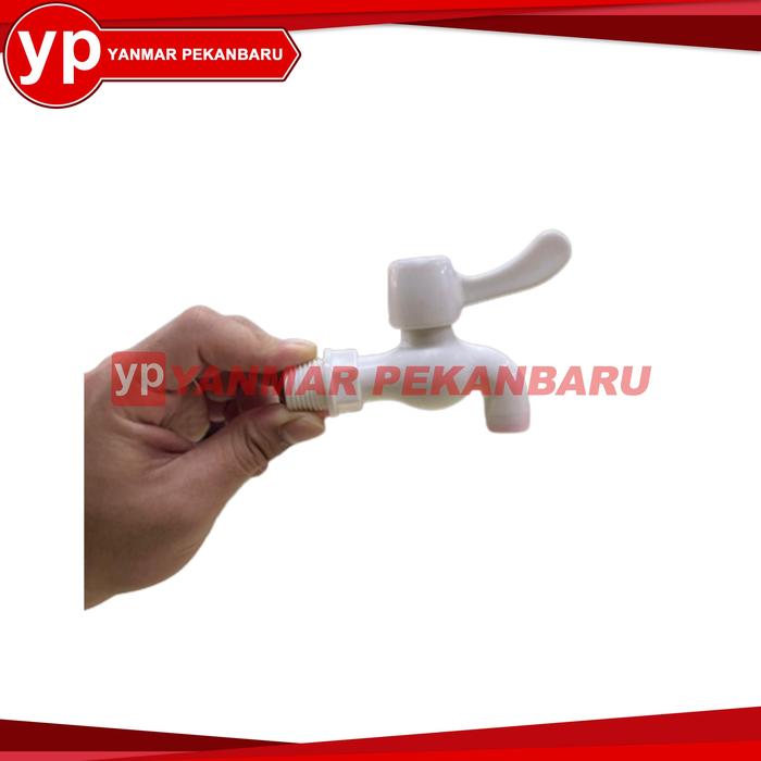 Jual KRAN AIR PLASTIK / KRAN AIR PVC MODEL ENGKOL 1/2" INCH - Kota ...