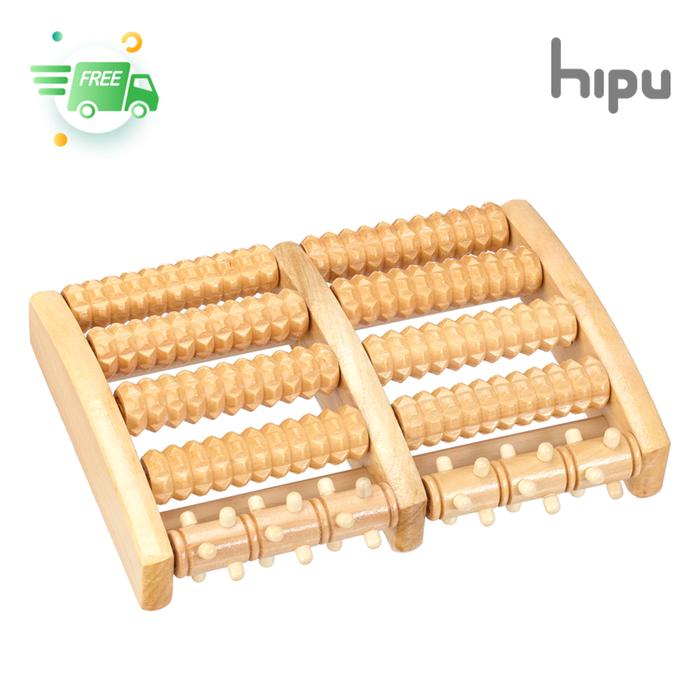 Jual Alat Pijat Refleksi Kaki Kayu Roller Wooden Foot Massager Premium ...