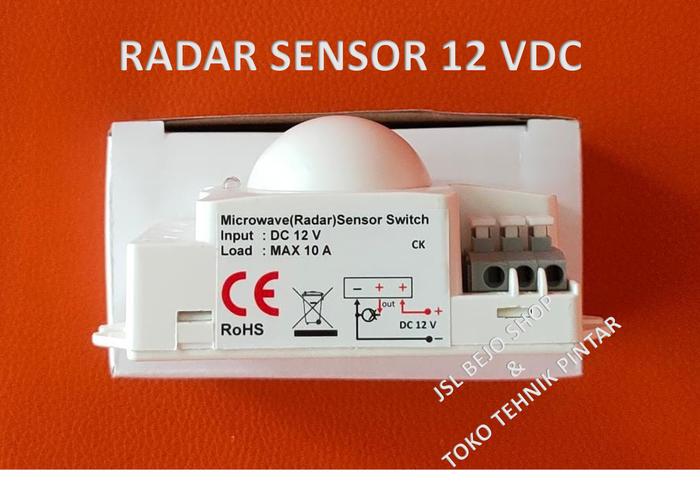 Jual SENSOR GERAK MICROWAVE RADAR RADAR MOTION DETECTOR 12VDC - Kab ...