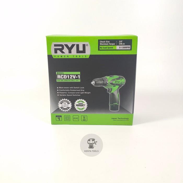 Jual RYU Mesin Bor Baterai 12 volt / Cordless Reversible Drill RCD 12v ...