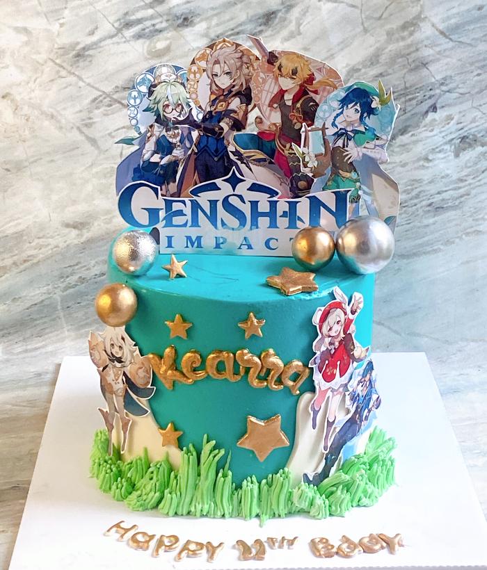Jual Genshin Impact Birthday Cake - Kota Tangerang Selatan ...