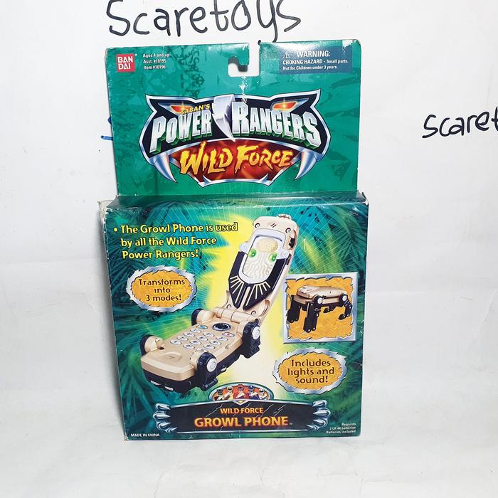 Jual DX Morpher Power Rangers Wild Force Growl Phone Gaoranger G Phone ...