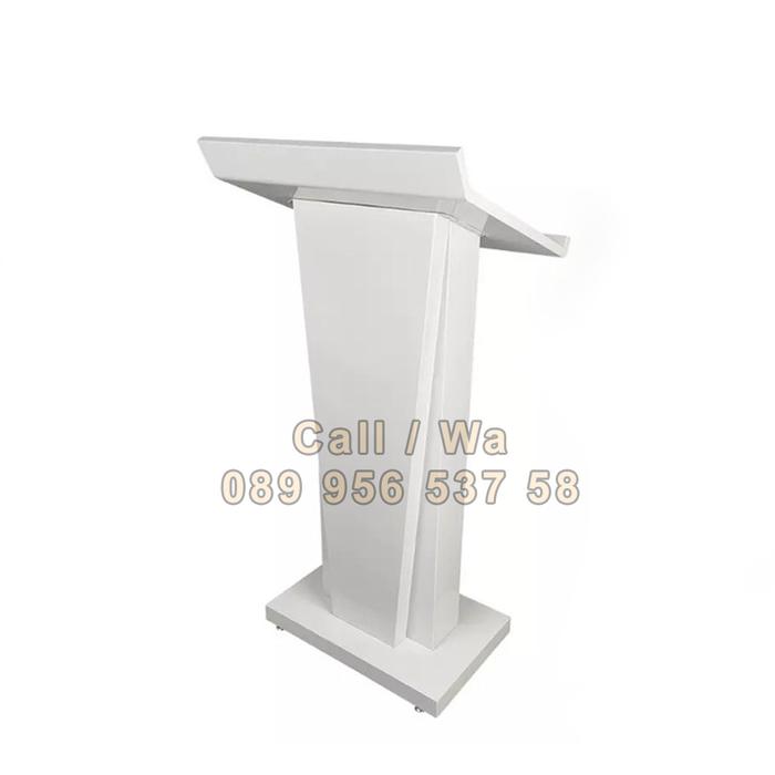 Jual Mimbar Podium Minimalis Kayu Jati Harga Murah - MULTIPLEK - Kab ...