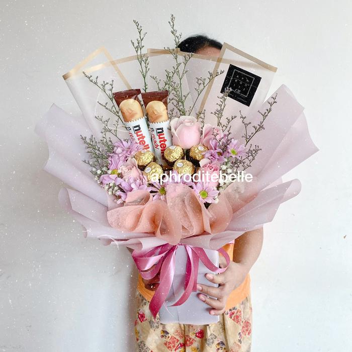 Jual Snack Buket Premium Coklat Wisuda / Ulang Tahun / Buket Bunga Anak ...